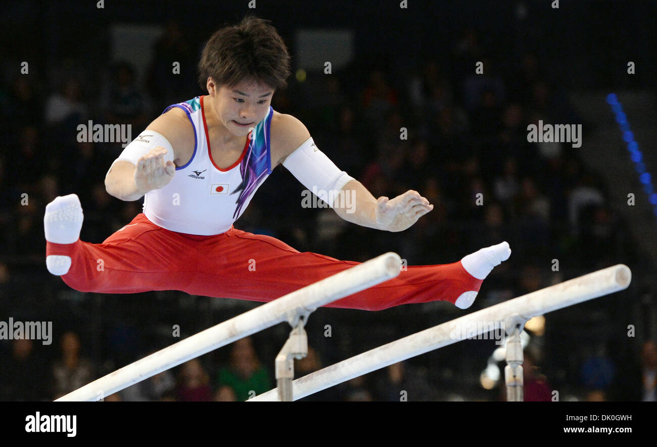 Stuttgart, Germany. 1st Dec 2013.Japan's Yuya Kamoto performs at the ...