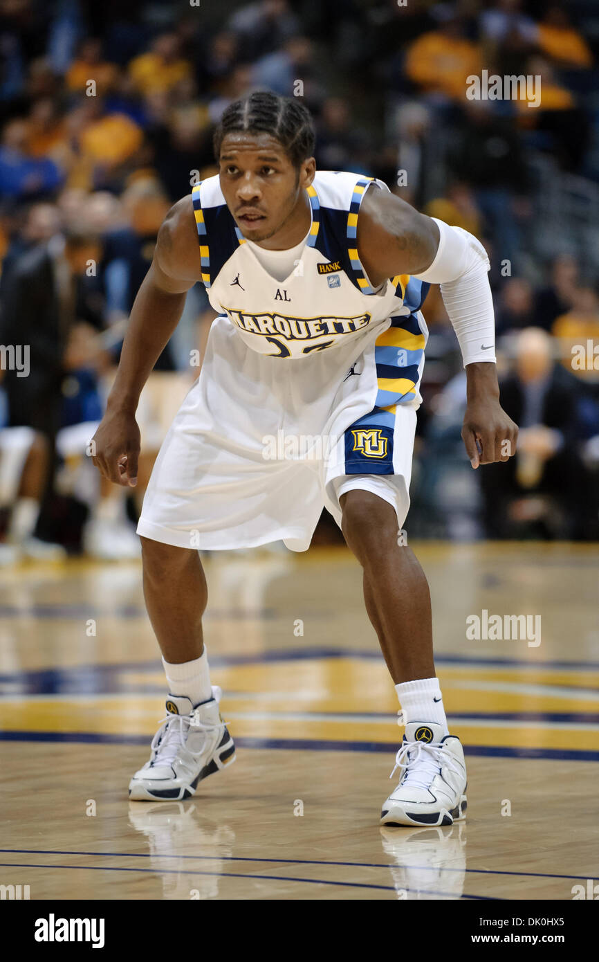 Jan. 01, 2011 - Milwaukee, Wisconsin, USA - Marquette guard Dwight ...