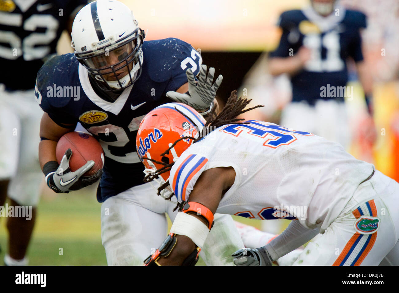 Jan. 01, 2011 - Tampa, Florida, USA - Penn State Nittany Lions running ...
