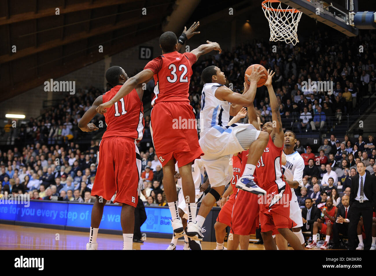 Jan. 2, 2011 - Villanova, Pennsylvania, U.S - Villanova guard Corey ...