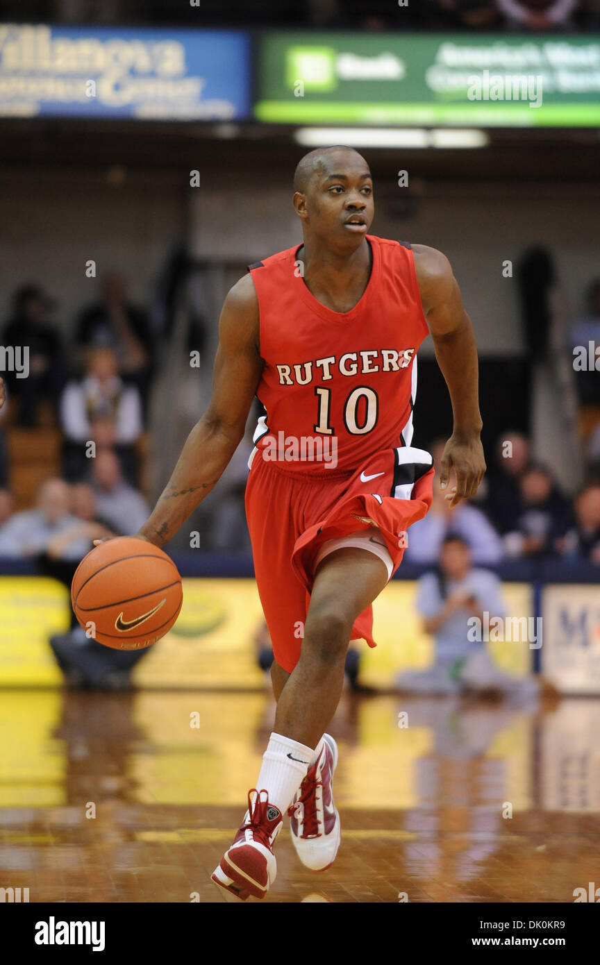 Jan. 2, 2011 - Villanova, Pennsylvania, U.S - Rutgers guard James ...