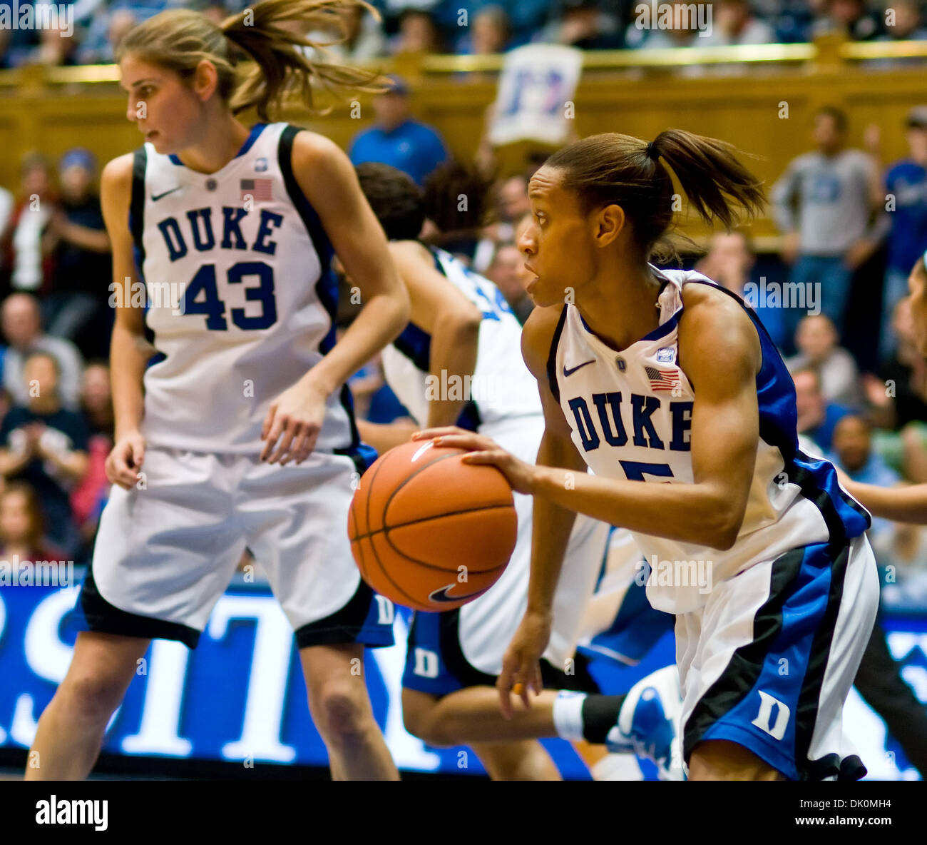Jan. 4, 2011 - Durham, North Carolina, U.S - Duke guard Jasmine Thomas ...