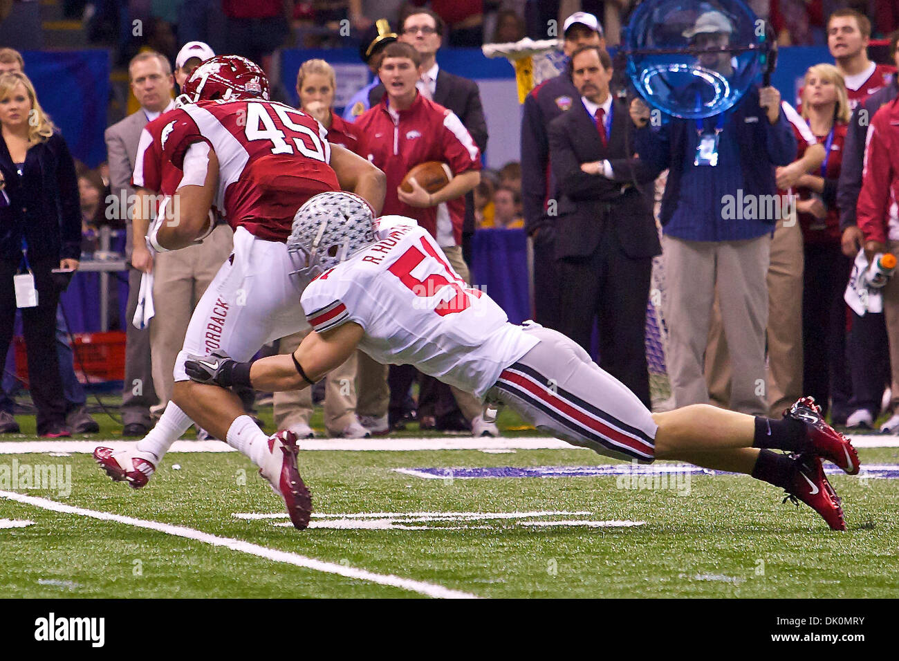Jan. 4, 2011 - New Orleans, Louisiana, U.S - Ohio State Buckeyes ...