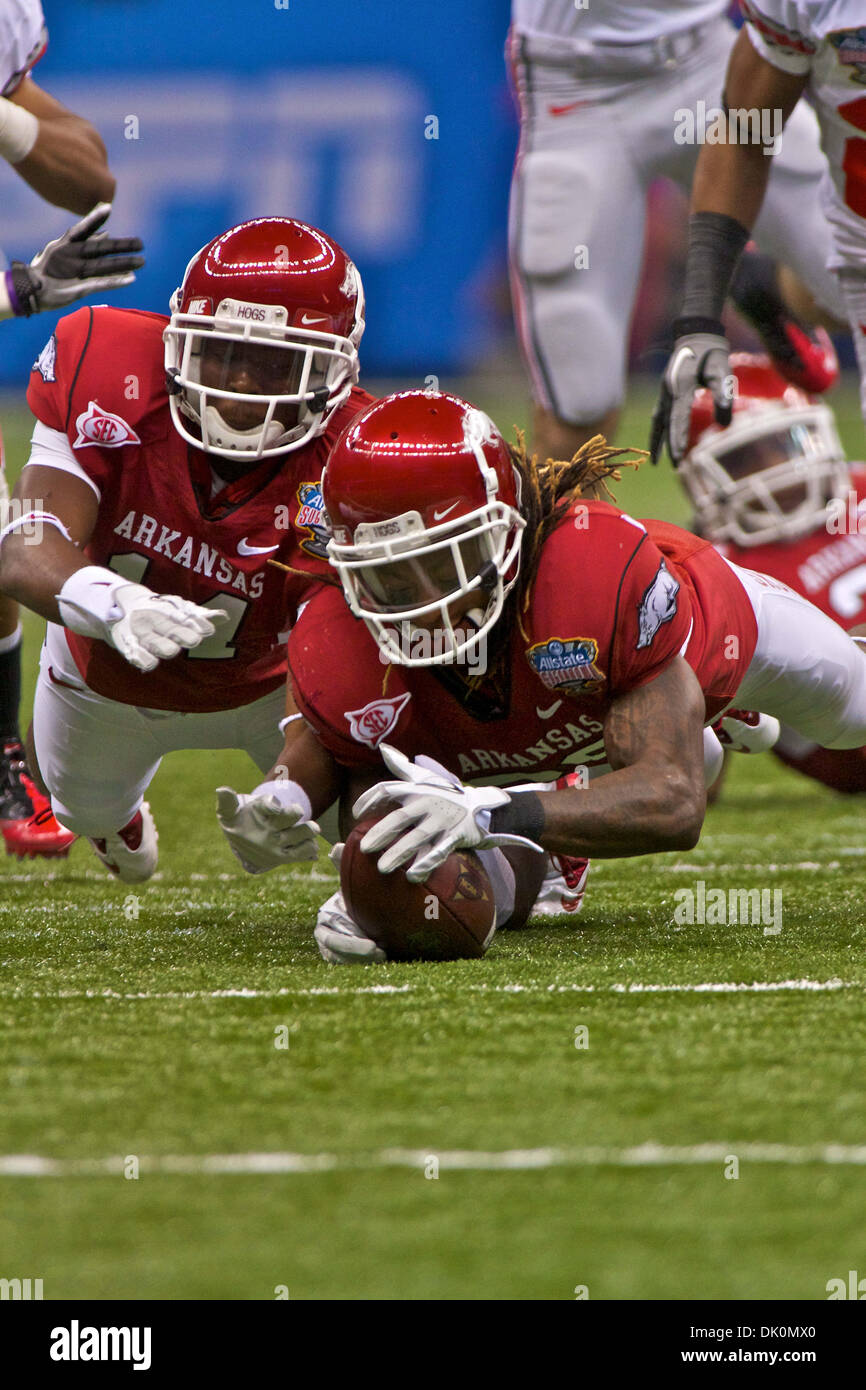 Jan. 4, 2011 - New Orleans, Louisiana, U.S - Arkansas Razorbacks ...