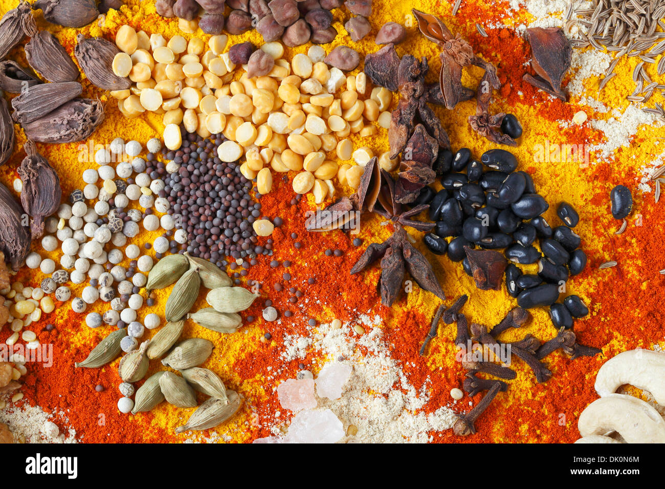Indian spices white hi-res stock photography and images - Alamy