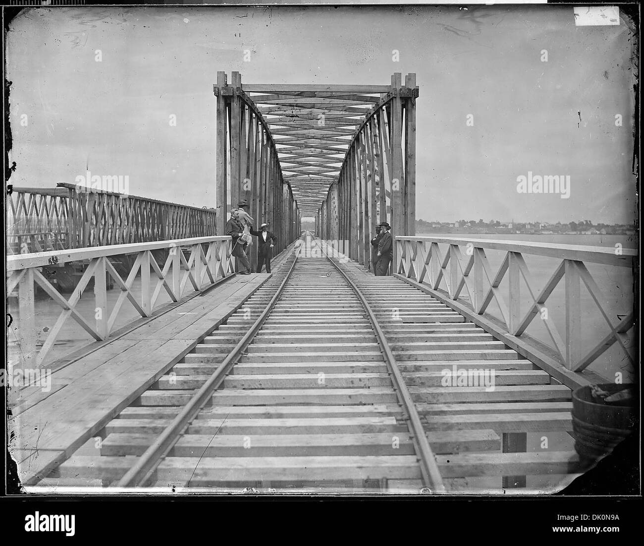 The long bridge Black and White Stock Photos & Images - Alamy