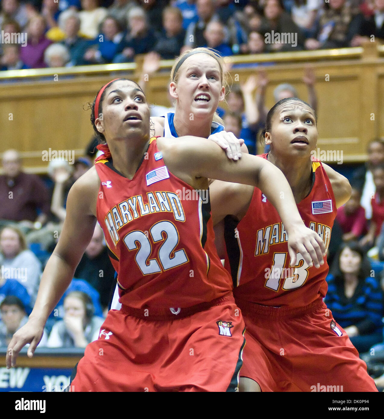 Jan. 6, 2011 - Durham, North Carolina, U.S - Maryland center Alicia ...