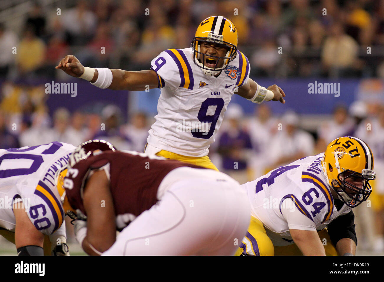 Jan. 7, 2011 - Arlington, Texas, United States of America - LSU QB ...