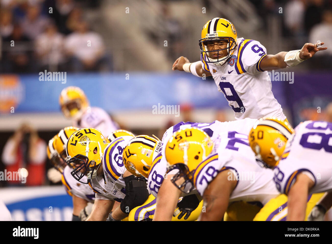 Jan. 7, 2011 - Arlington, Texas, United States of America - LSU Tigers ...