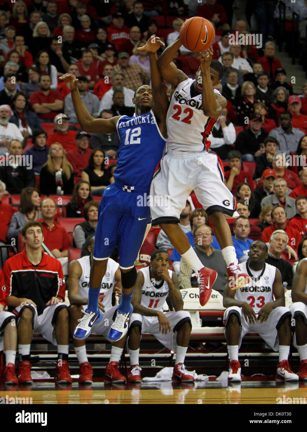 Jan. 8, 2011 - Athens, Georgia, USA - Georgia Bulldogs guard Gerald ...