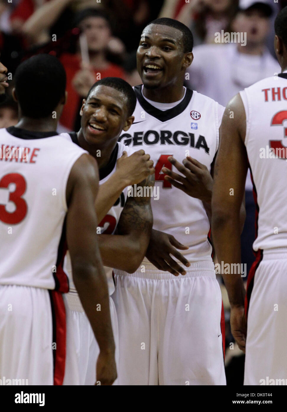 Jan. 8, 2011 - Athens, Georgia, USA - Georgia Bulldogs guard Gerald ...