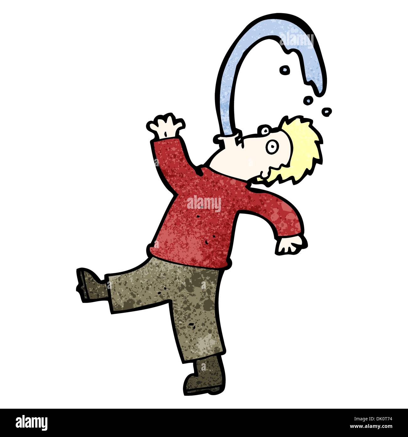 Silly man behaviour Stock Vector Images - Alamy