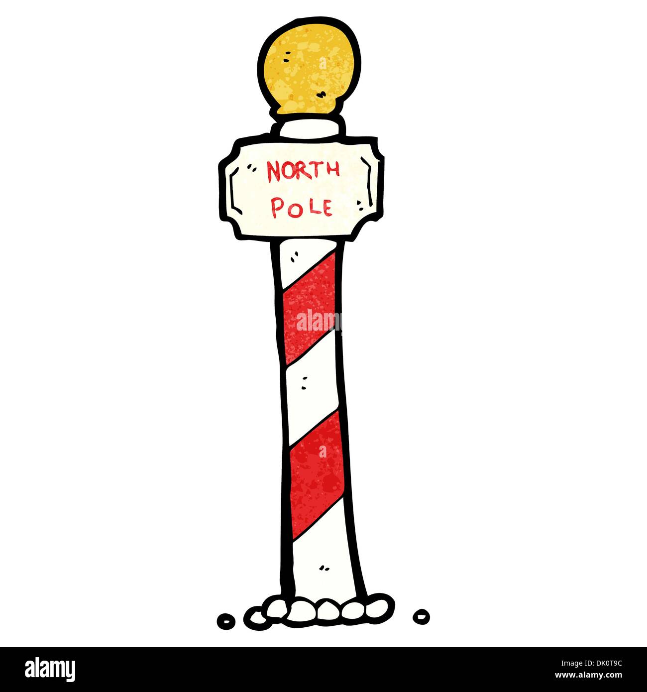 Retro north pole art Cut Out Stock Images & Pictures - Alamy