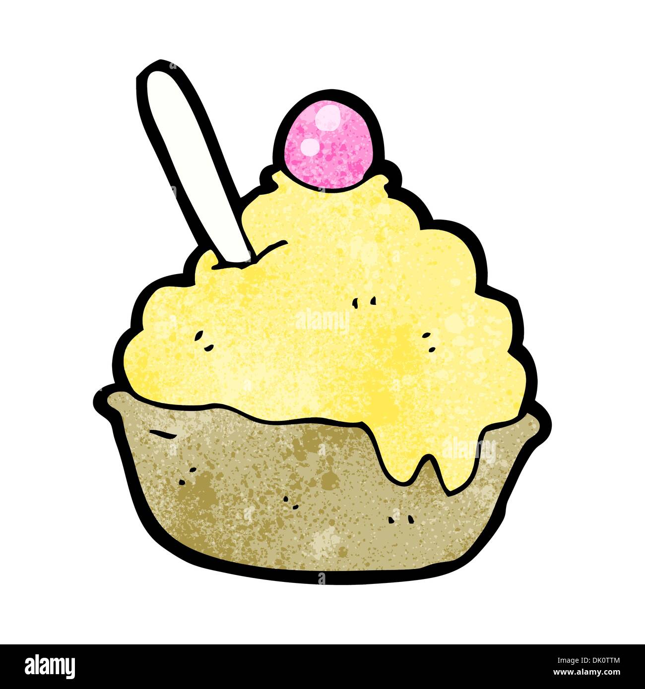 Retro cartoon with texture. Isolated on White Stock Vector Image & Art ...