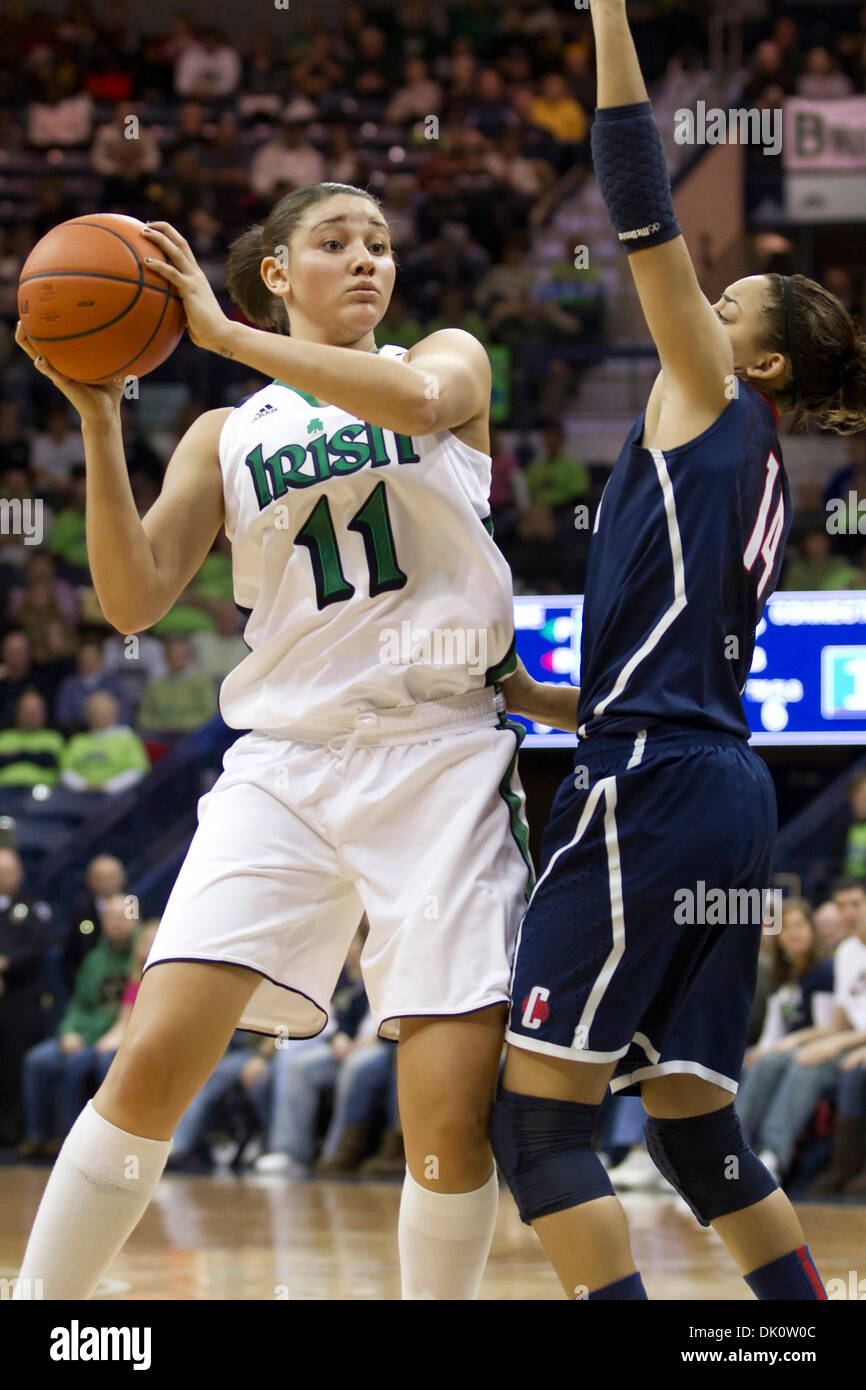Jan. 8, 2011 - South Bend, Indiana, U.S - Notre Dame forward Natalie ...