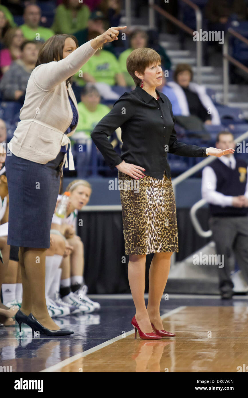 Jan. 8, 2011 - South Bend, Indiana, U.S - Notre Dame head coach Muffet ...