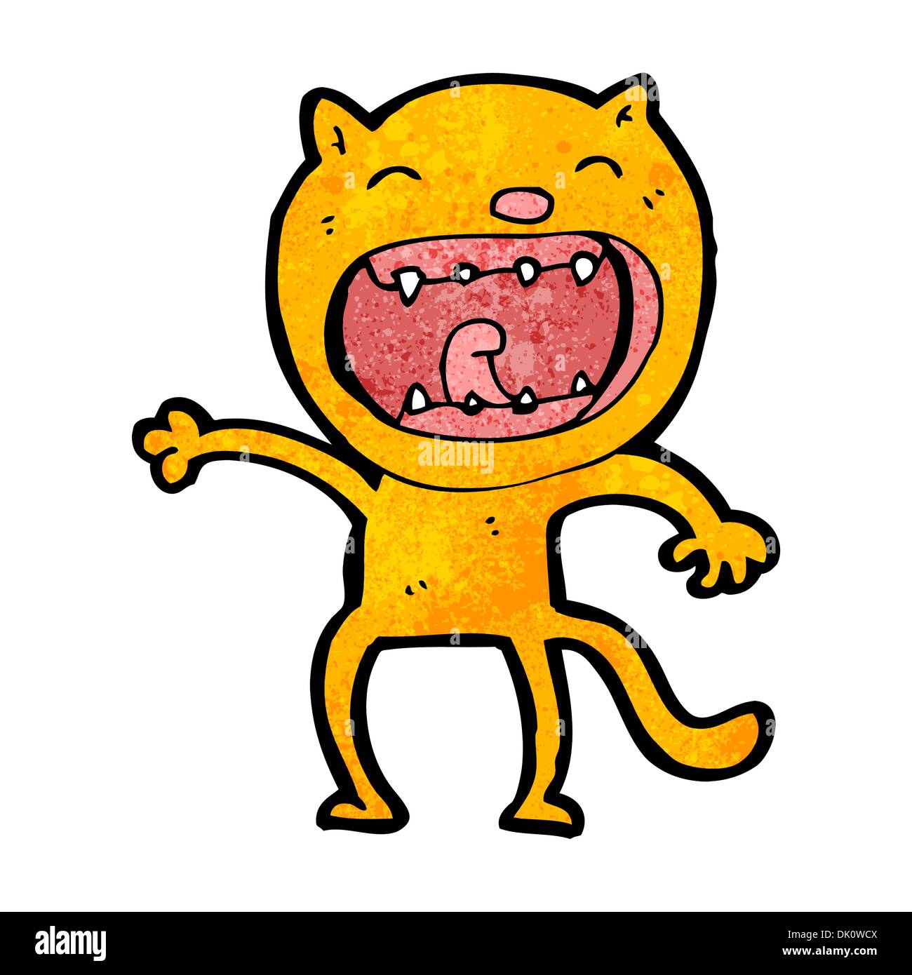 Retro cartoon with texture. Isolated on White Stock Vector Image & Art ...