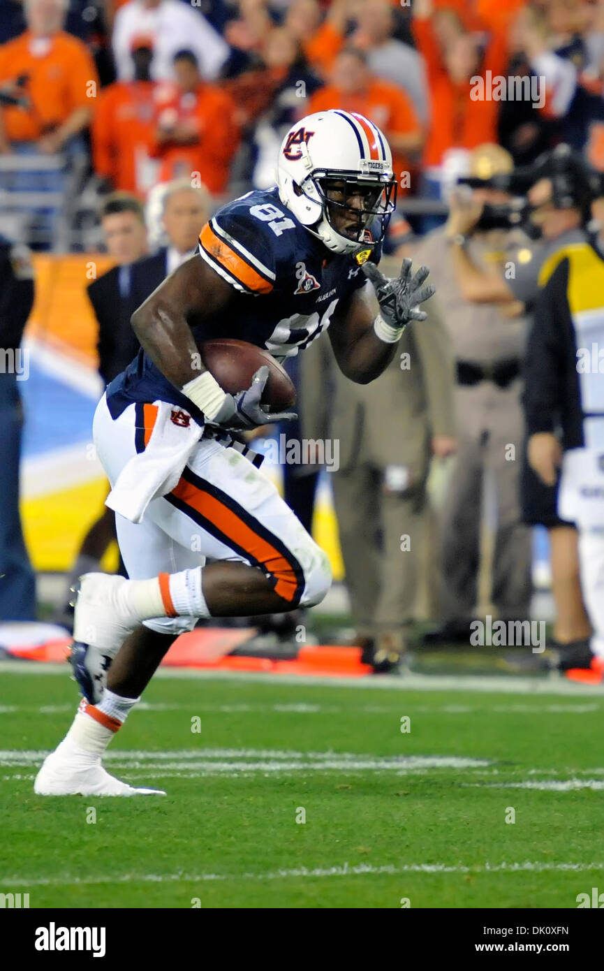Jan. 10, 2011 - Glendale, Arizona, U.S - Auburn Tigers wide receiver ...