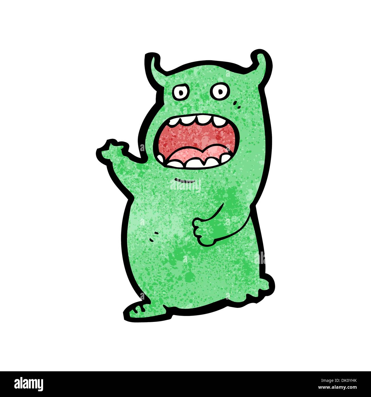 Retro cartoon with texture. Isolated on White Stock Vector Image & Art ...