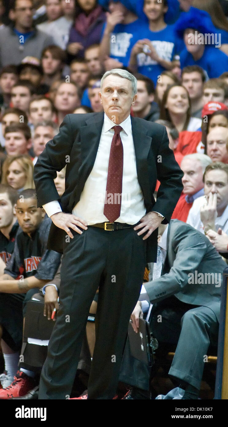 Jan. 10, 2011 - Durham, North Carolina, U.S - Maryland head coach Gary ...