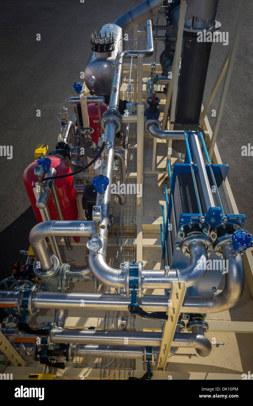 A containerized power station allowing the biogas recovering by ...