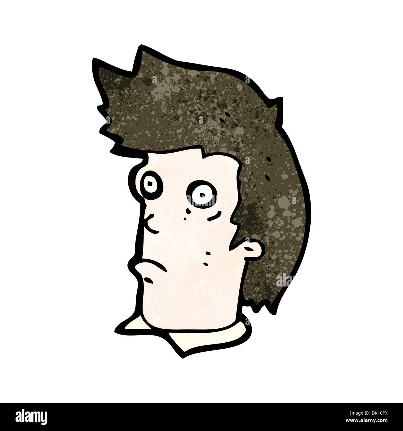 Retro cartoon with texture. Isolated on White Stock Vector Image & Art ...