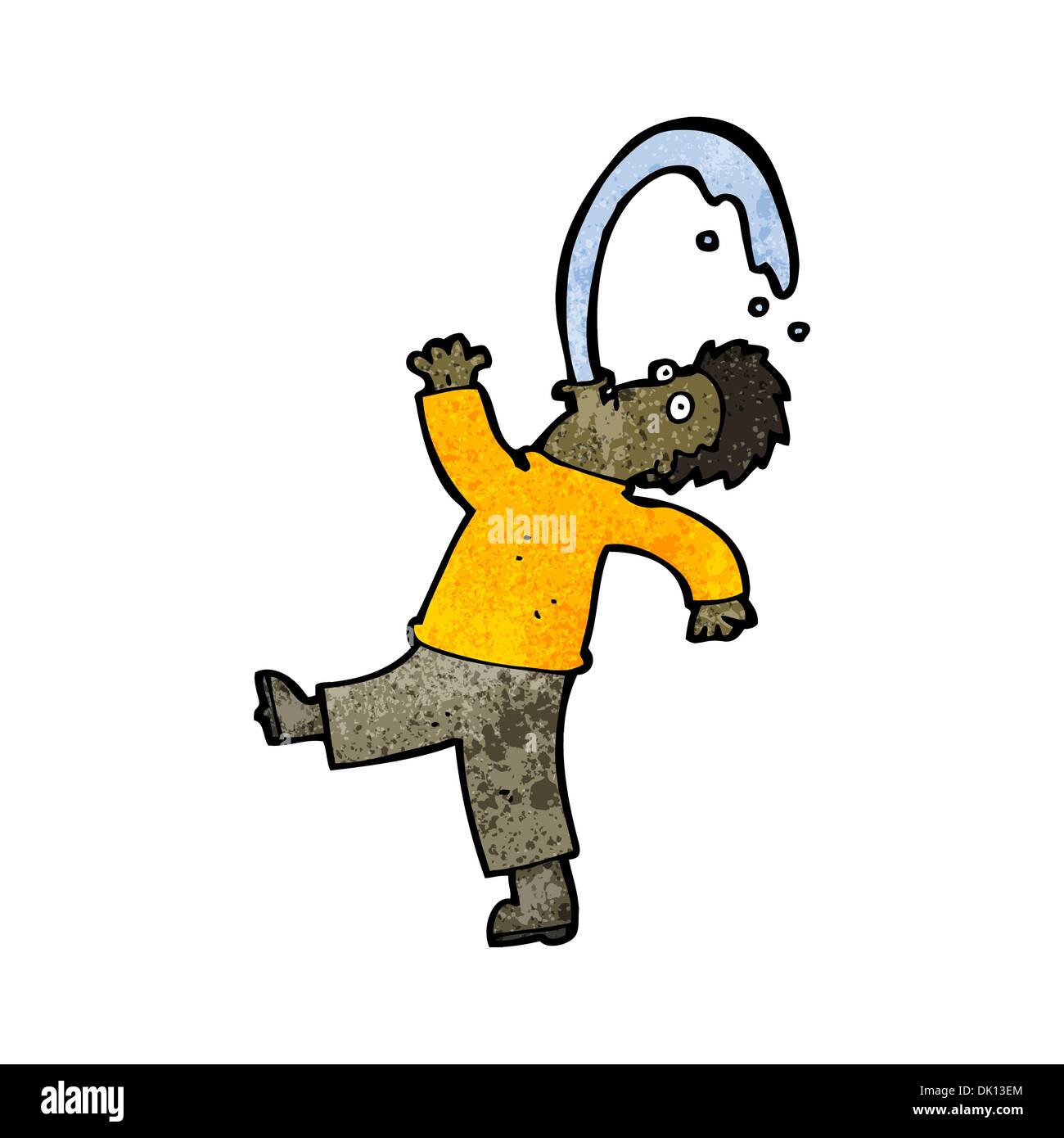 Boy spitting Stock Vector Images - Alamy