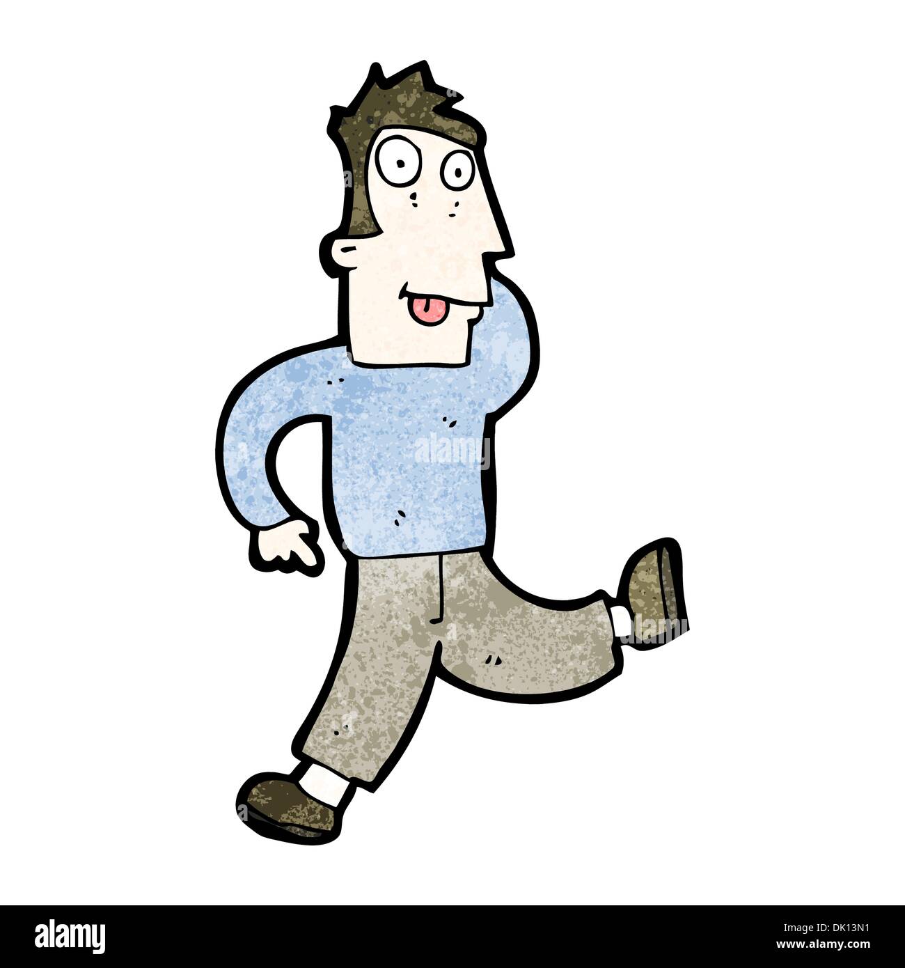 Retro cartoon with texture. Isolated on White Stock Vector Image & Art ...