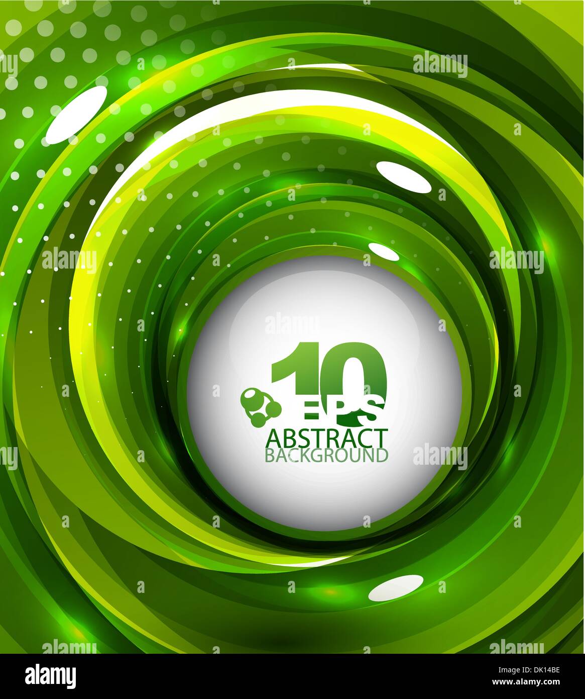 Vector abstract green swirl background Stock Vector Image & Art - Alamy