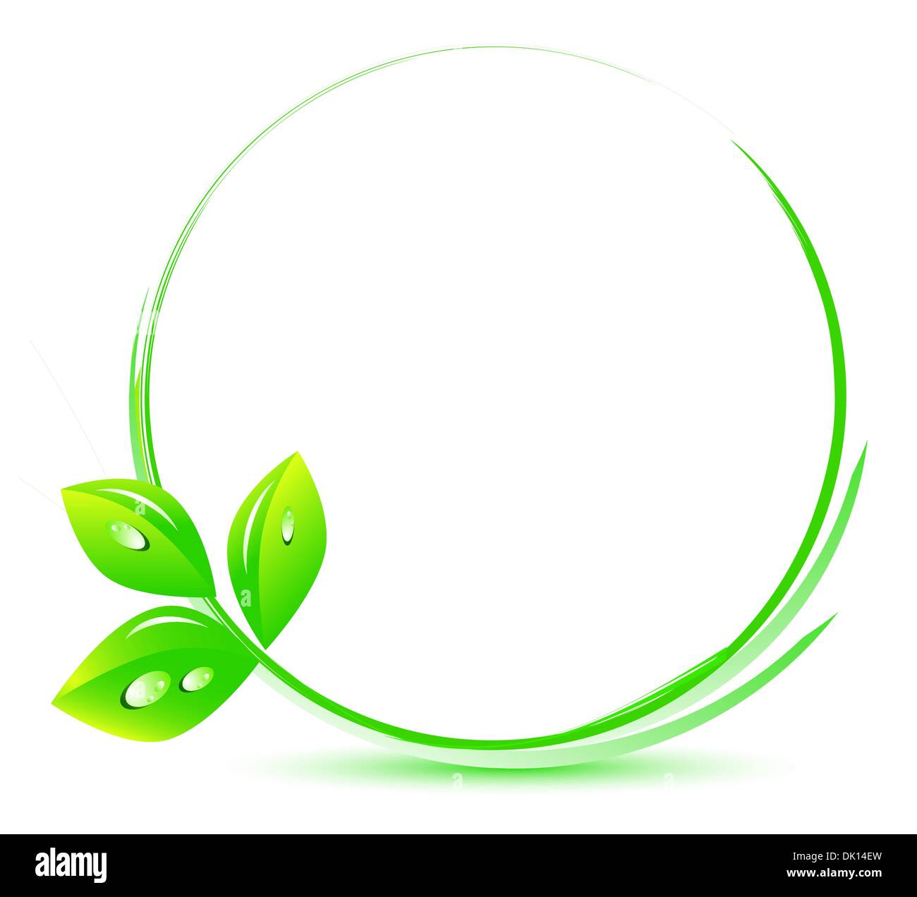 Abstract green nature eco concept Stock Vector Image & Art - Alamy