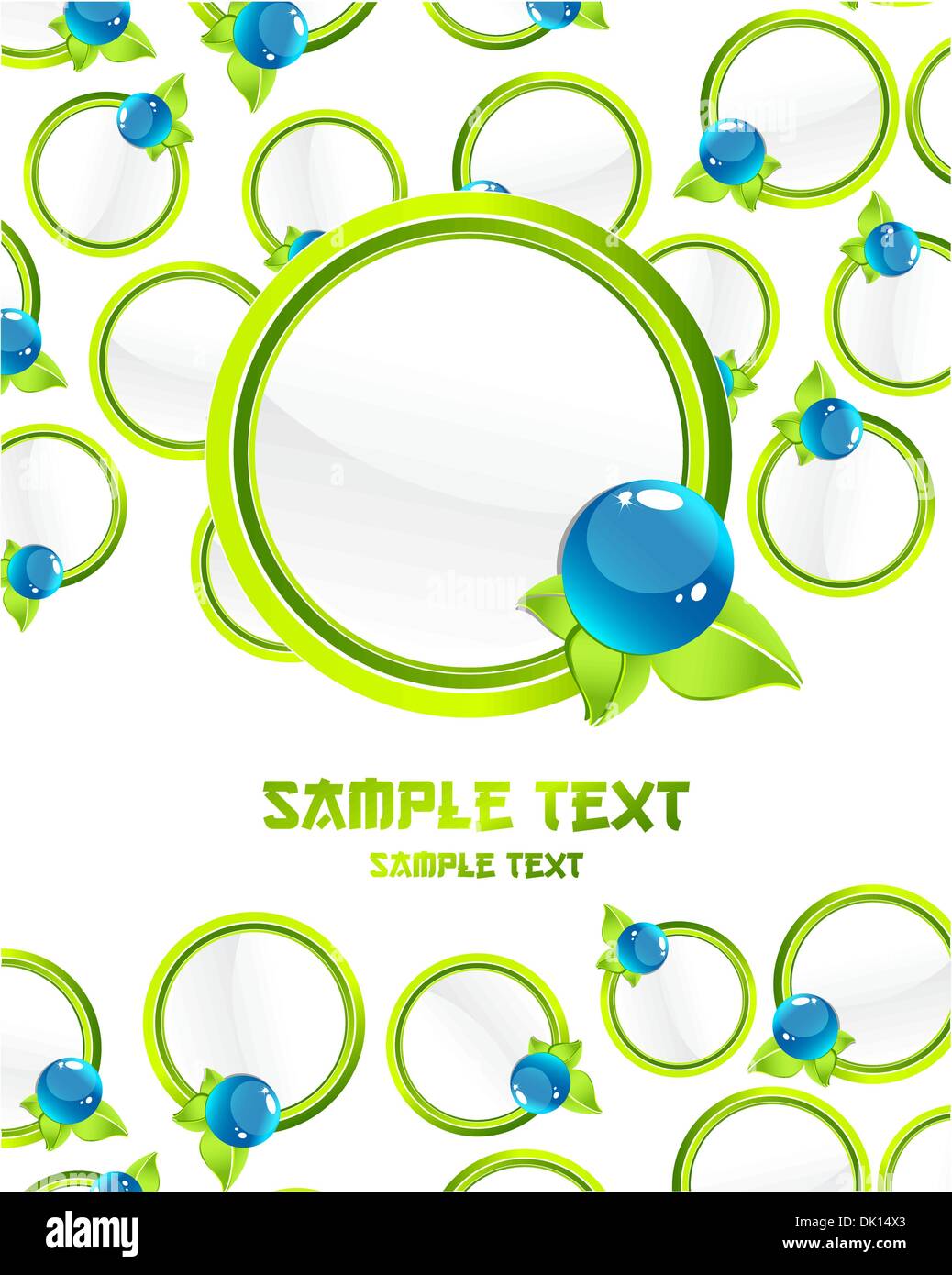 Abstract green nature eco concept Stock Vector Image & Art - Alamy