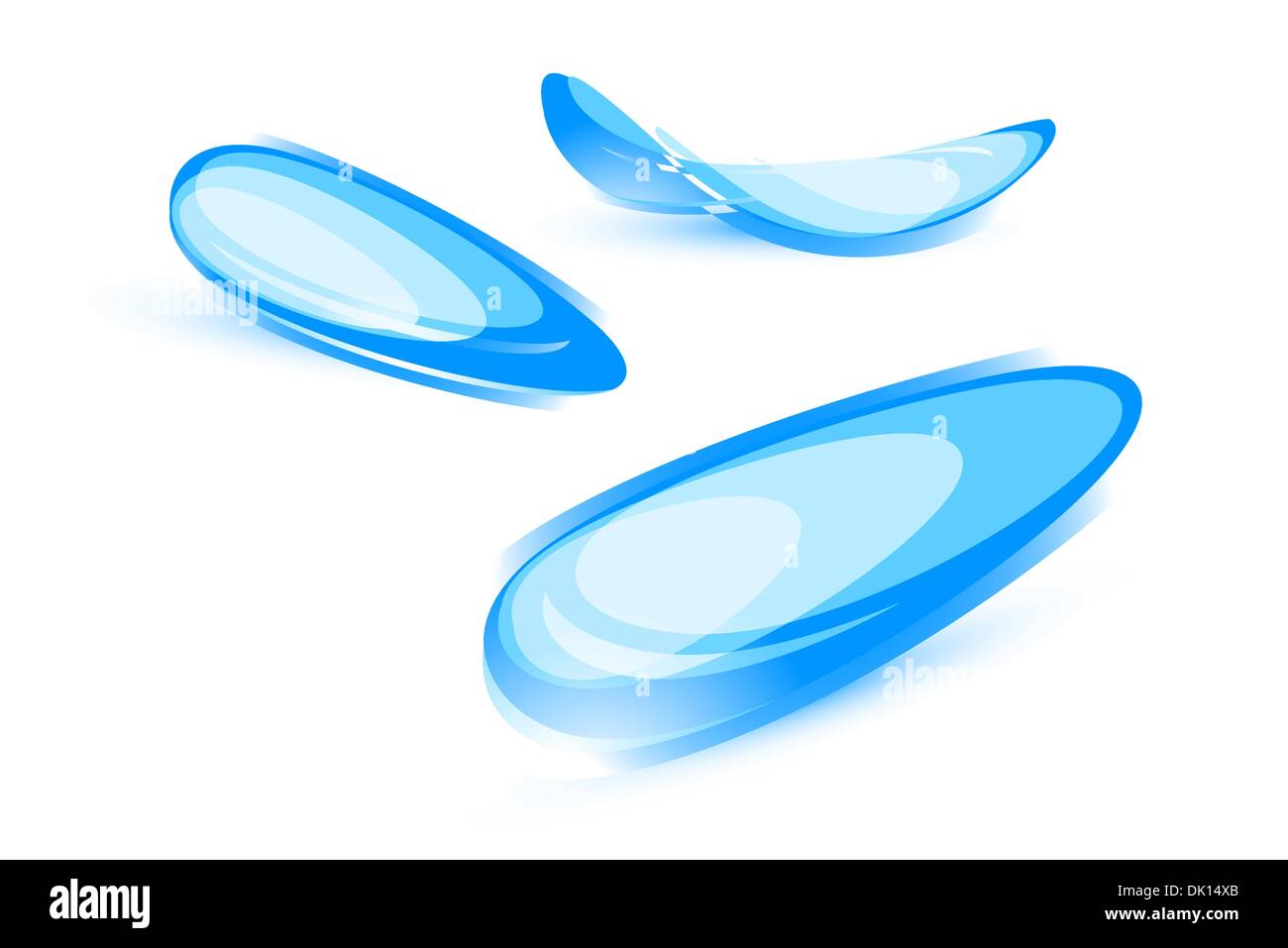 Vector smooth glass shapes design Stock Vector Image & Art - Alamy