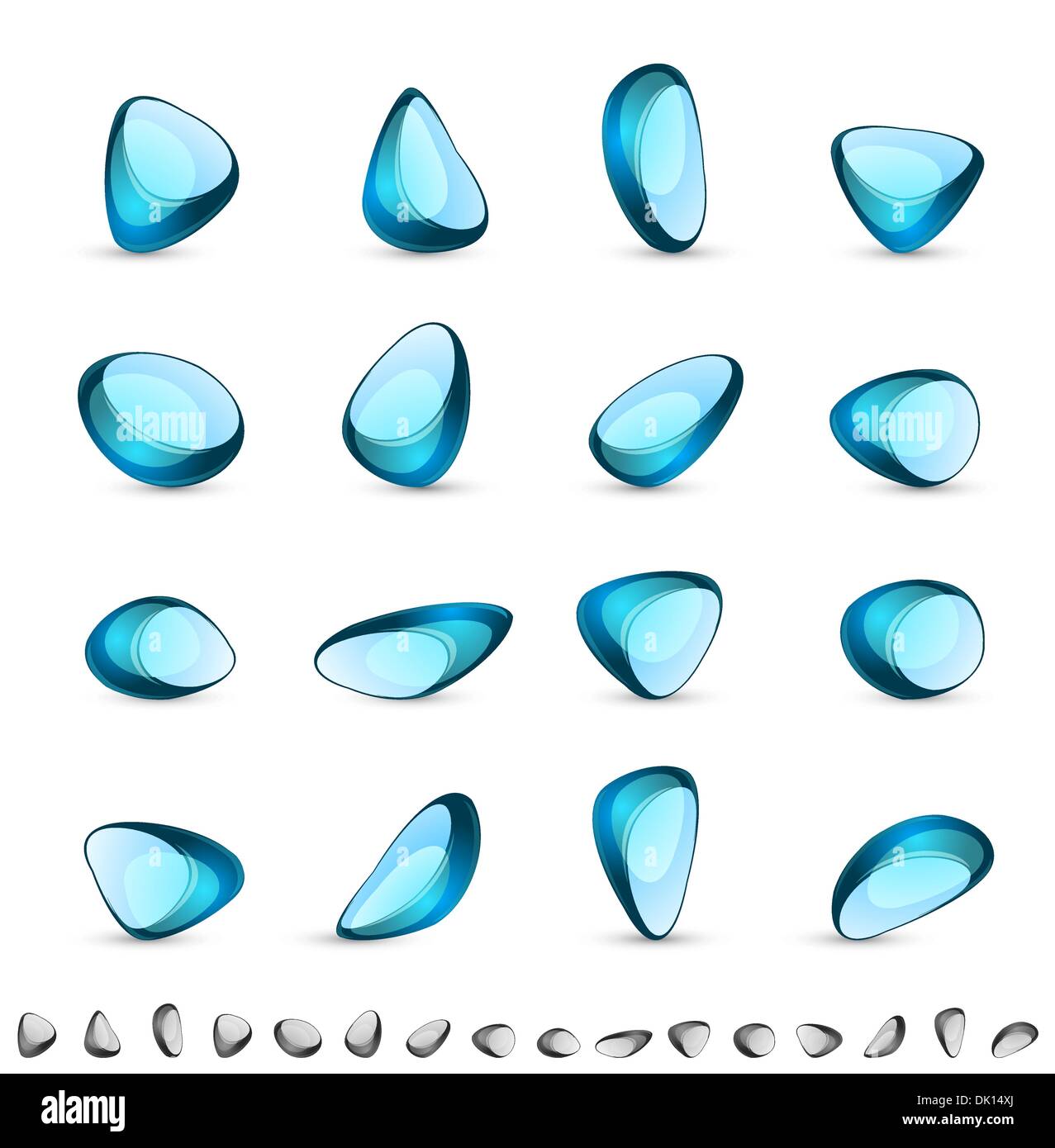 Colorful glass shapes Stock Vector Image & Art - Alamy