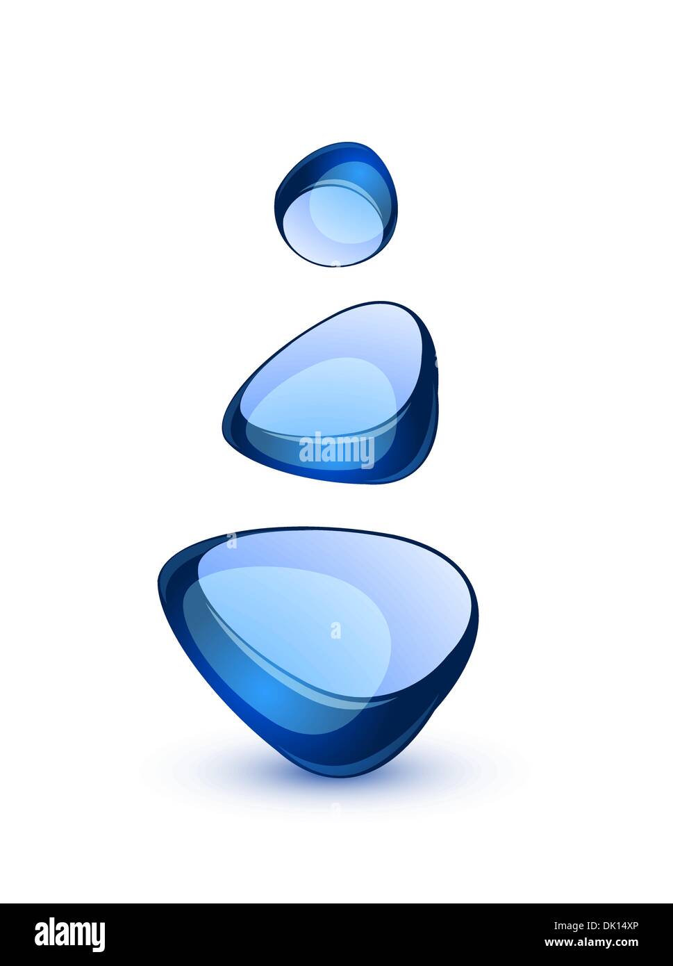 Vector smooth glass shapes design Stock Vector Image & Art - Alamy