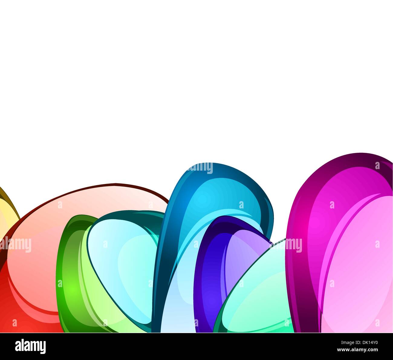 Vector smooth glass shapes design Stock Vector Image & Art - Alamy