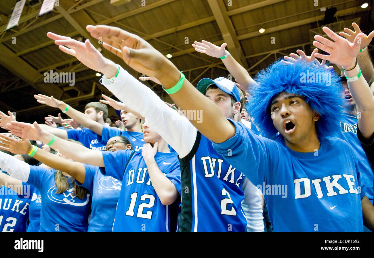 Jan. 15, 2011 - Durham, North Carolina, U.S - Dukes Cameron Crazies ...