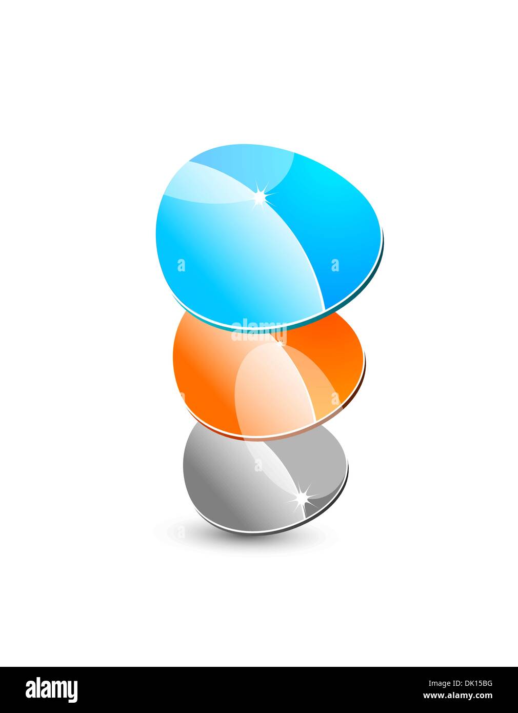 Vector smooth glass shapes design Stock Vector Image & Art - Alamy