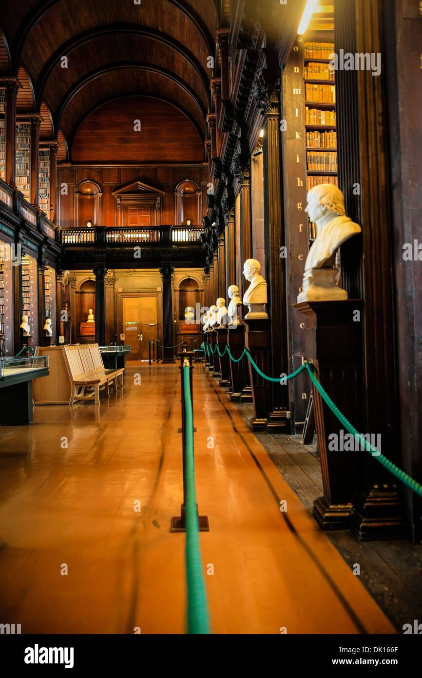 Trinity College Library, Dublin Stock Photo - Alamy