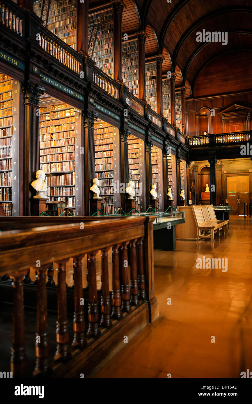 Trinity College Library, Dublin Stock Photo - Alamy