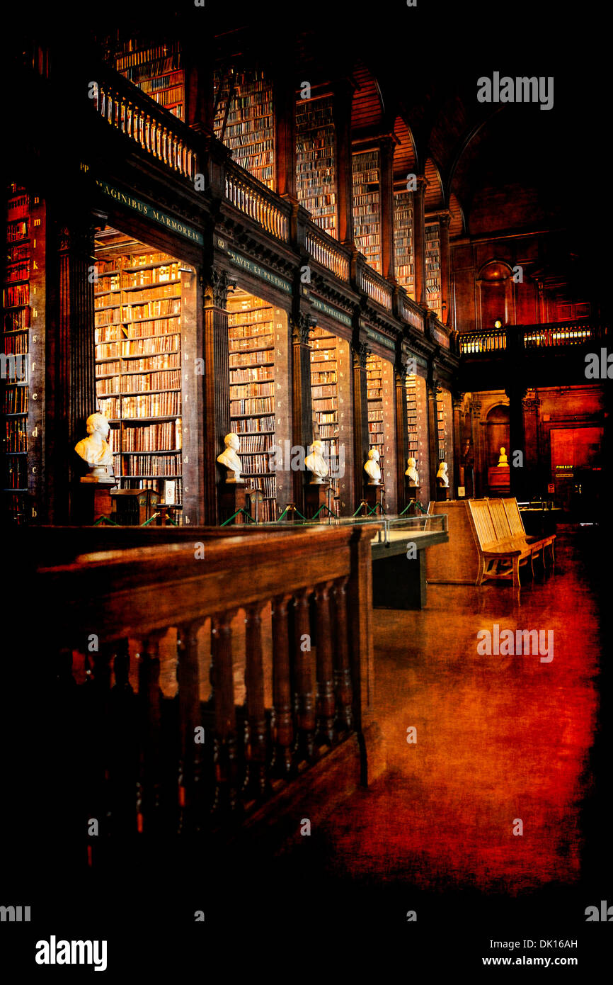 Trinity College Library, Dublin Stock Photo - Alamy