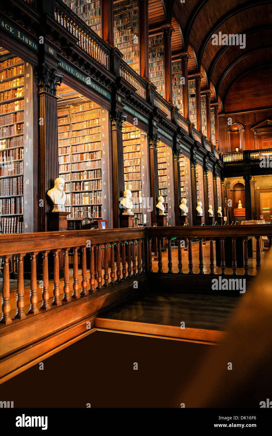Trinity College Library, Dublin Stock Photo - Alamy