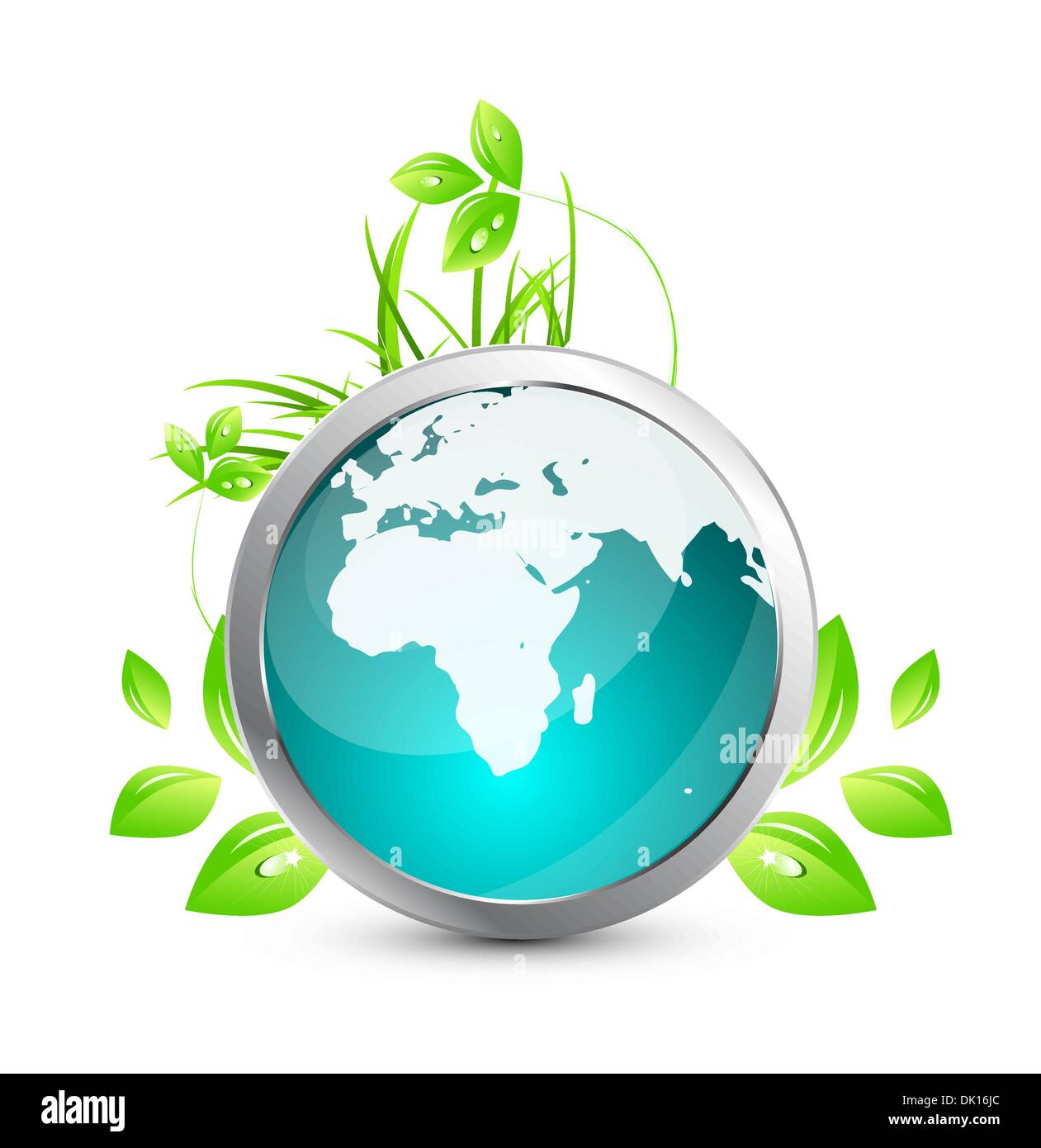 Abstract green nature eco concept Stock Vector Image & Art - Alamy