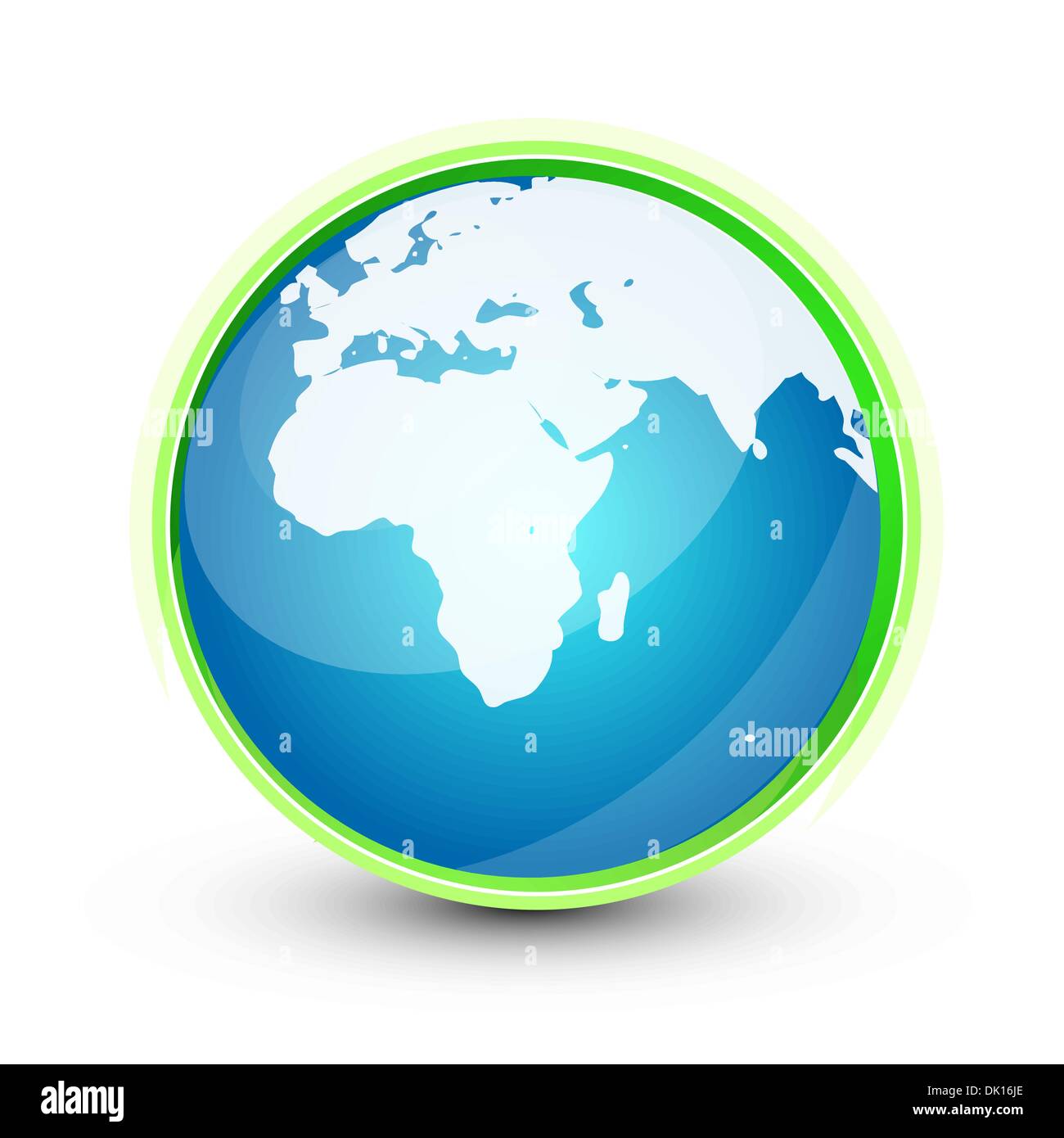 Abstract green nature eco concept Stock Vector Image & Art - Alamy