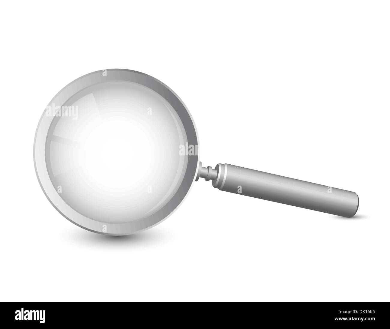Vector illustration of magnifying glass Stock Vector Image & Art - Alamy