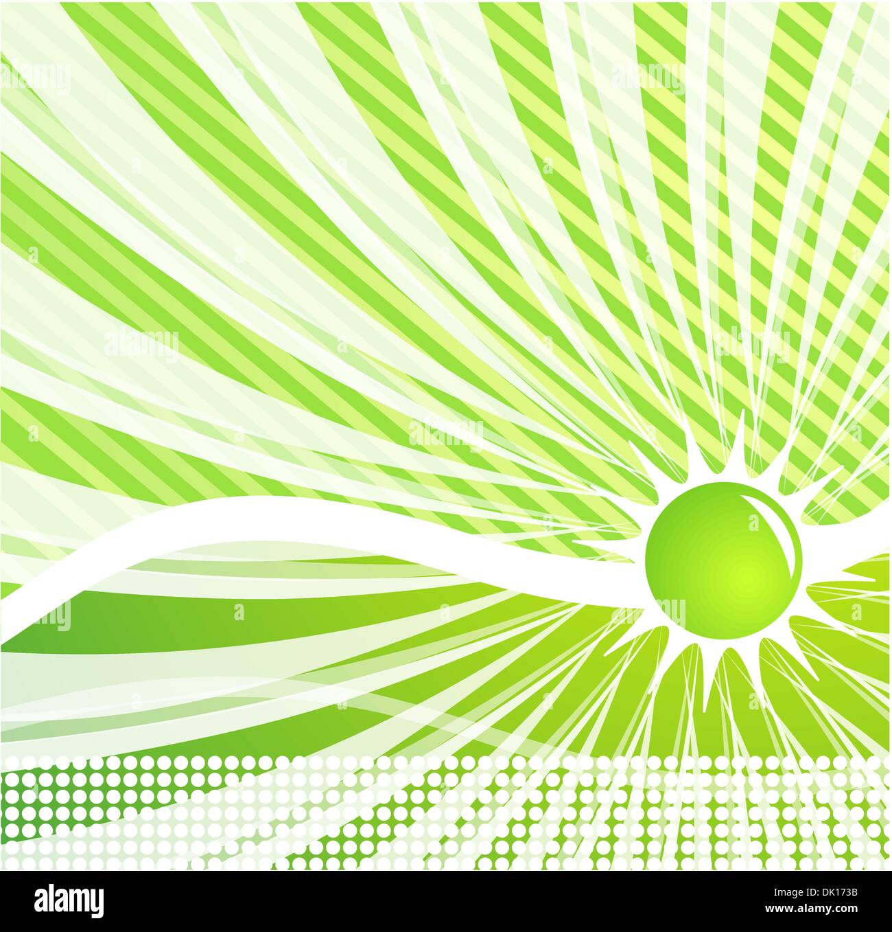 Abstract vector green wave template Stock Vector Image & Art - Alamy