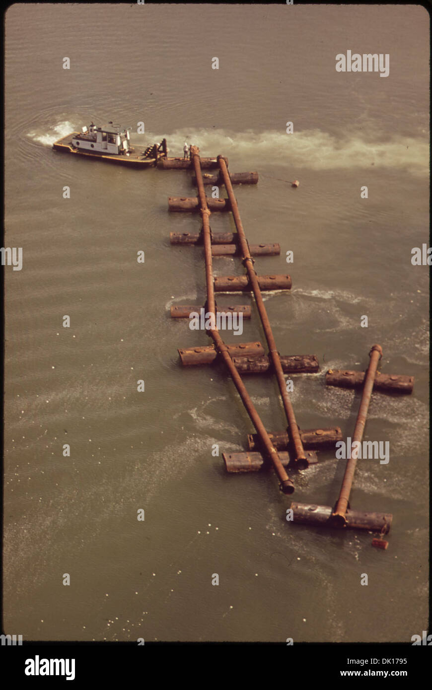 A process of land reclamation is depicted, focusing on transforming ...