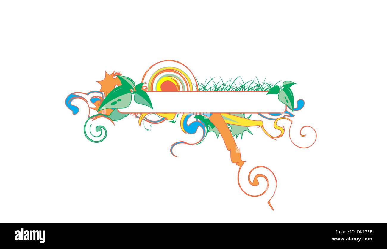 Vector abstract nature header design Stock Vector Image & Art - Alamy