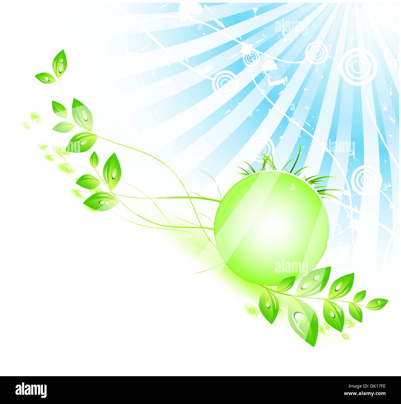 Abstract green nature eco concept Stock Vector Image & Art - Alamy