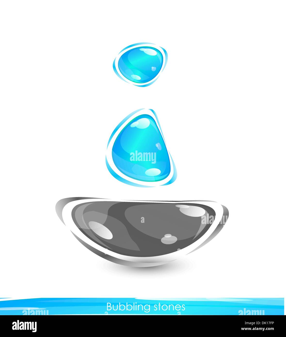 Vector smooth glass shapes design Stock Vector Image & Art - Alamy