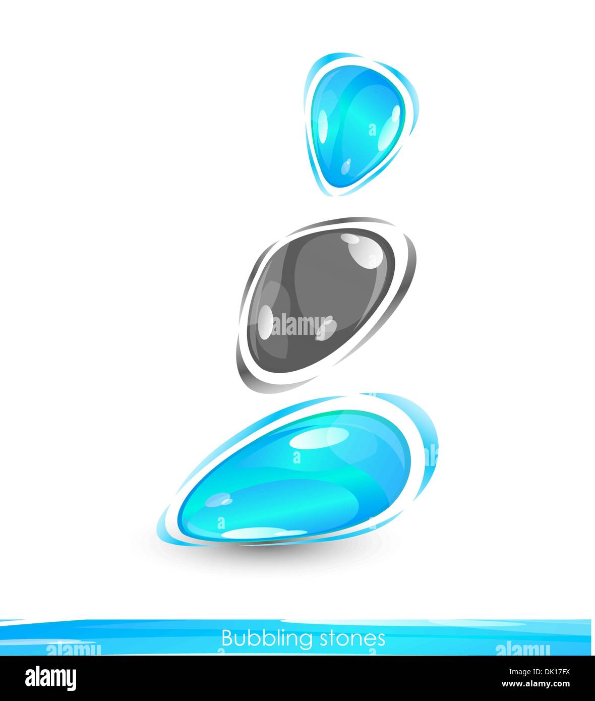 Vector smooth glass shapes design Stock Vector Image & Art - Alamy